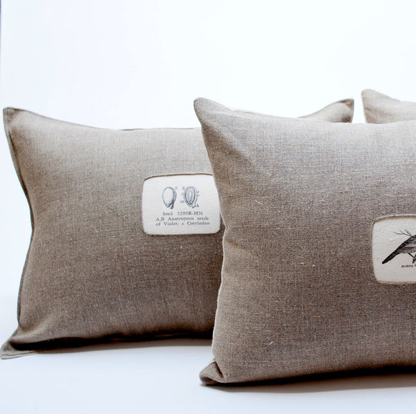 linen pillows with image – pi'lo