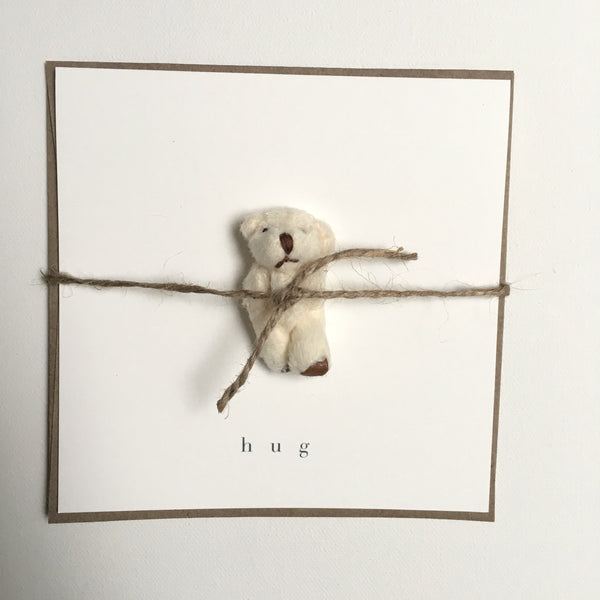 bear card - hug – pi'lo