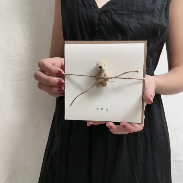 bear card - hug – pi'lo