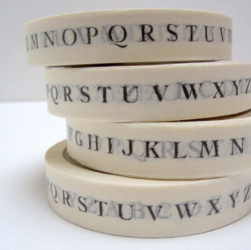 printed alphabet tape – pi'lo