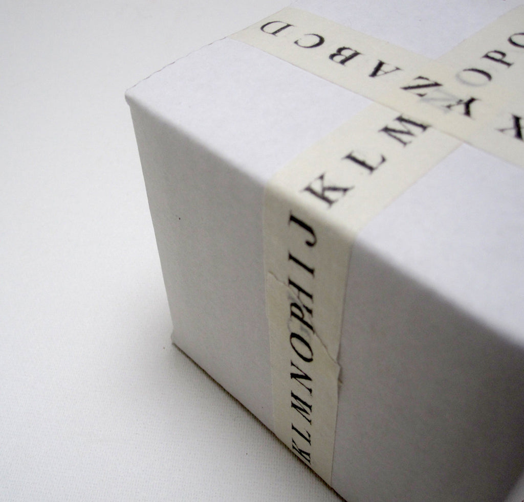 printed alphabet tape – pi'lo