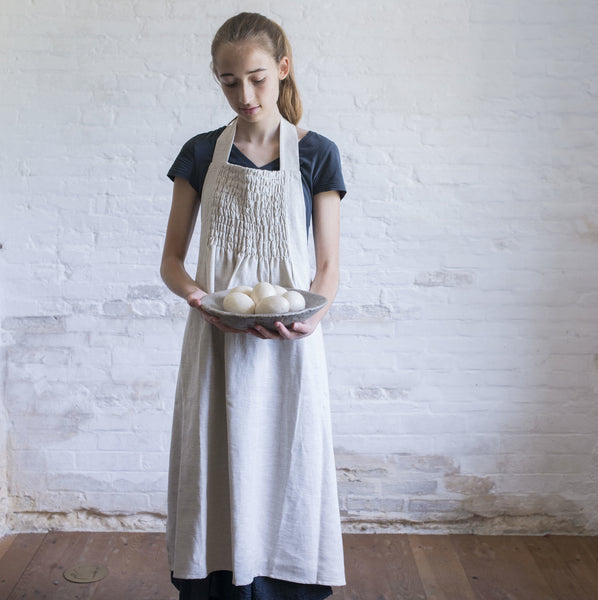 smocked full apron – pi'lo