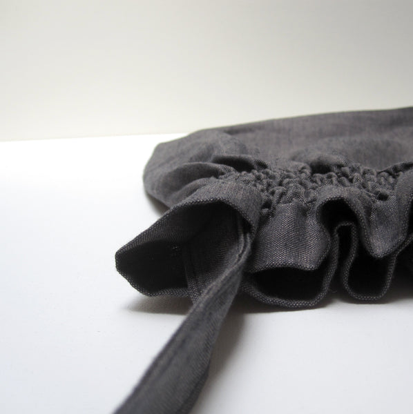 smocked bag (dark) – pi'lo