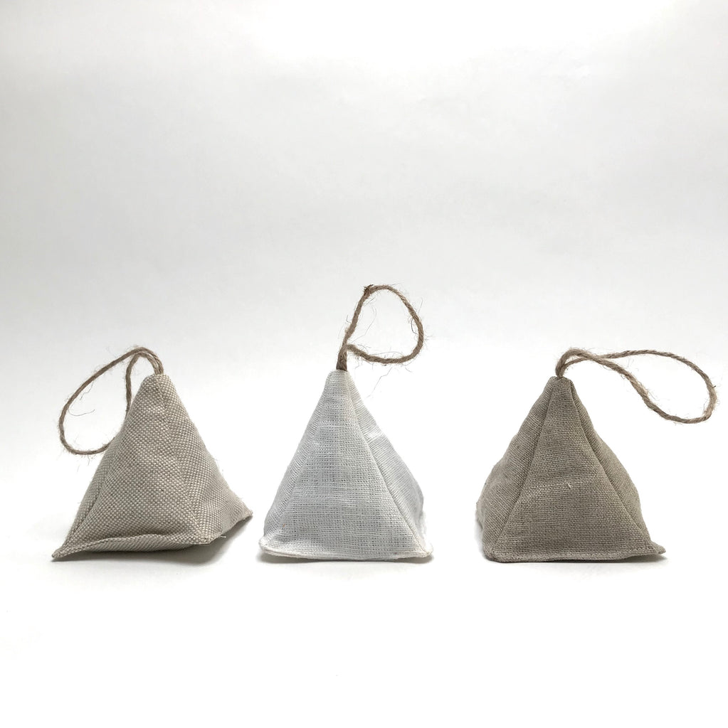 linen pyramid sachet – pi'lo
