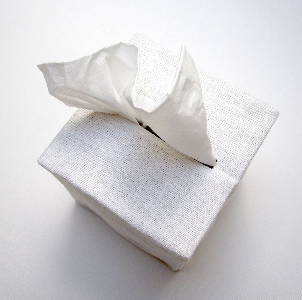white linen tissue covers – pi'lo
